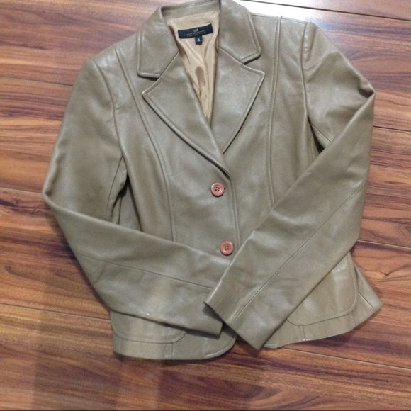 \id Collection | Jackets & Coats | Id Collection Leather Jacket | Poshmark